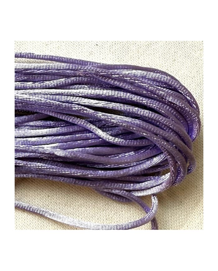 Queue de rat violet polyester 2mm
